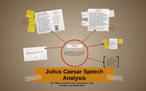 Julius Caesar Speech Analysis by Leah Franklin on Prezi