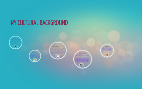 MY CULTURAL BACKGROUND by