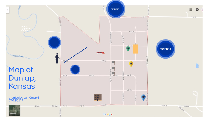 Map of Dunlap by Jan KIMBRELL on Prezi