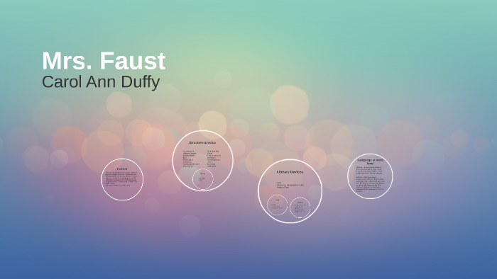 Mrs. Faust by Cato Pax on Prezi
