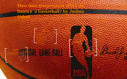 How does temperature affect the bounce a basketball? by Jos by josh ...