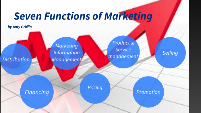 Seven Functions of Marketing by Amy Griffin on Prezi