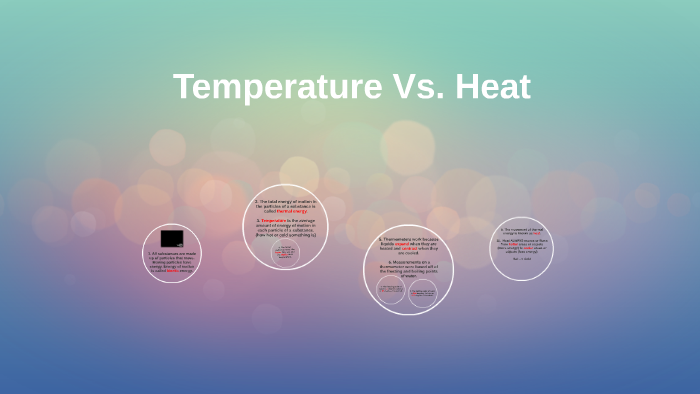 Temperature Vs. Heat by Matthew Viggiano on Prezi
