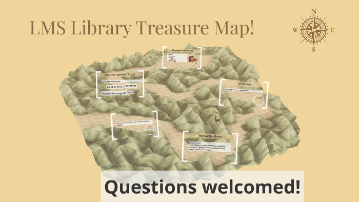 LMS Library Treasure Map! by Eileen Cramer on Prezi