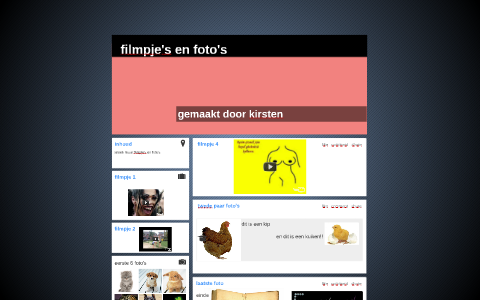 filmpjes by kirsten manders