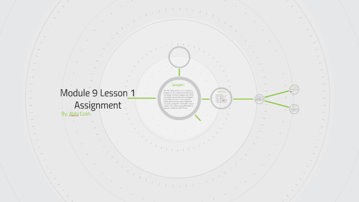 Module 9 Lesson 1 Assignment by on Prezi