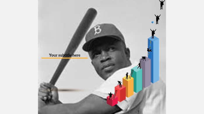 Jackie Robinson the first African-American to play baseball player by ...