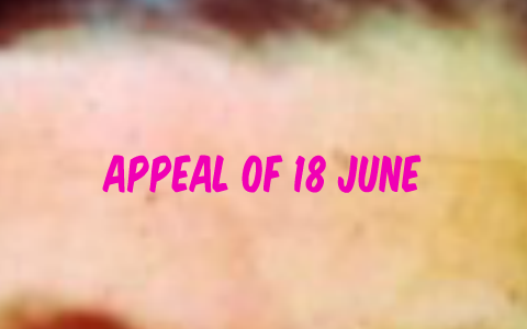 Appeal of 18 June by Trisha Rodriguez on Prezi