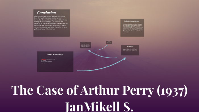 The Case of Arthur Perry (1937) by michael jan on Prezi