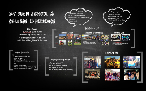 My High school/college experience by Diana Nguyen on Prezi