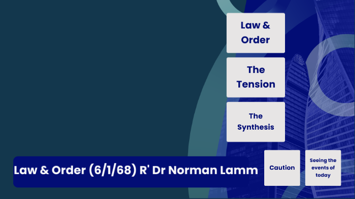 A Rabbi Dr Norman Lamm Tribute by aaron feigenbaum on Prezi