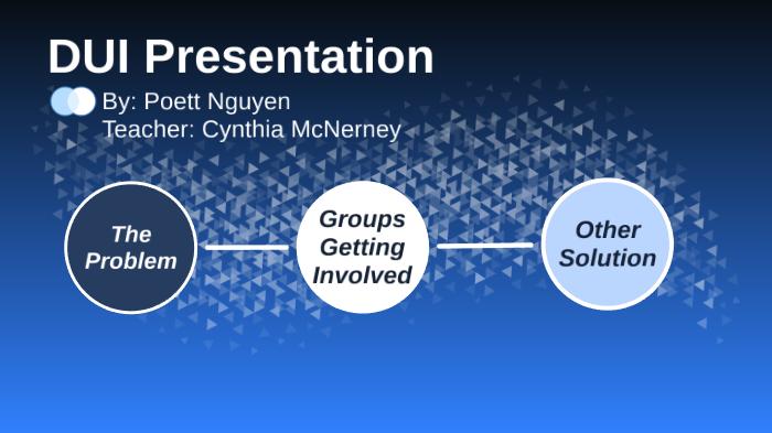 DUI Presentation by Poett Nguyen on Prezi