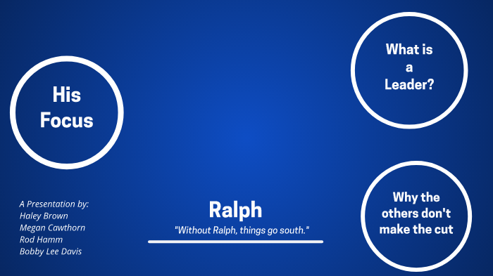 Ralph: The one true leader in LOTF by Haley Brown on Prezi