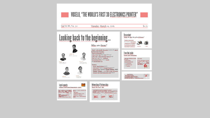 VOXEL8, “THE WORLD’S FIRST 3D ELECTRONICS PRINTER” by on Prezi
