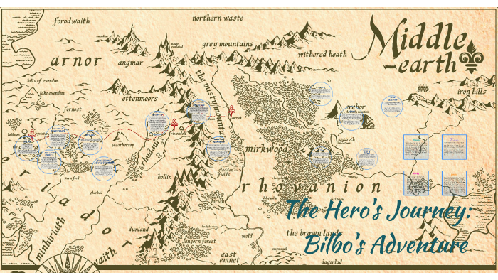 The Hero's Journey: Bilbo's Journey by Karen Ni on Prezi