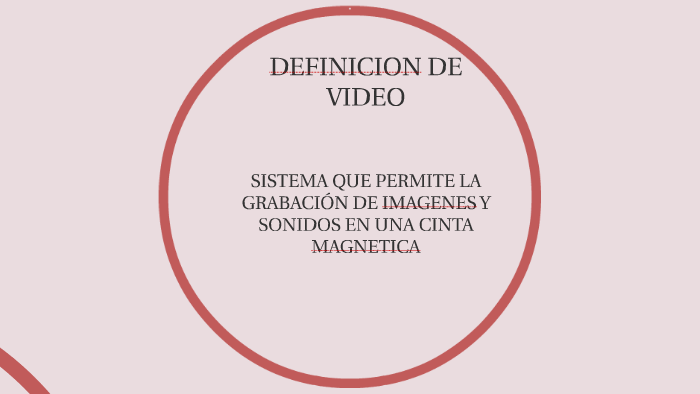 DEFINICION DE VIDEO by Angelica Maria Gomez Avila on Prezi