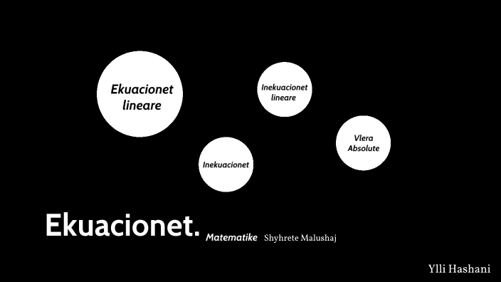 Ekuacionet dhe gjithqka rreth tyre by Ylli Hashani on Prezi