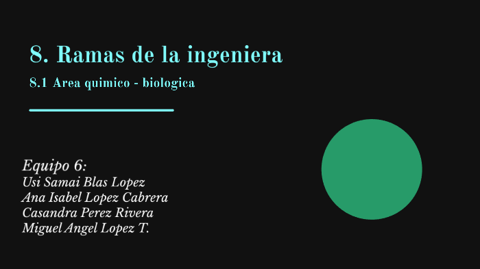 Ramas de la Ingenieria by Mike L on Prezi