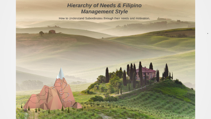 Hierarchy of Needs & Filipino Management Styles by Jason Bala on Prezi