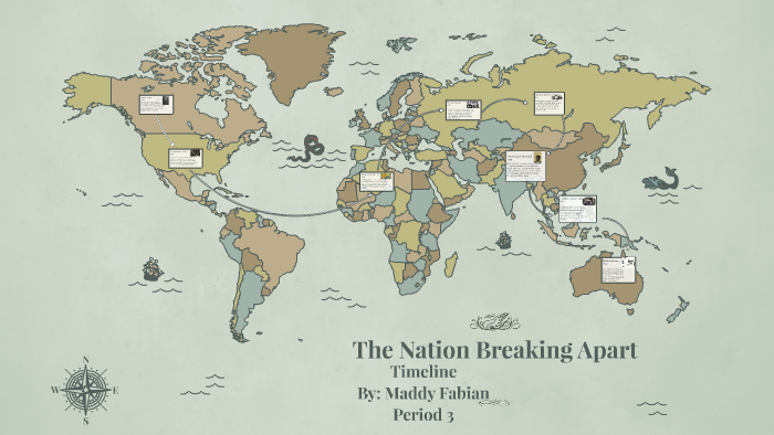 The Nation Breaking apart timeline by Maddy Fabian on Prezi