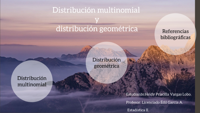 Distribución multinomial y distribución geométrica. by Heidy Vargas ...