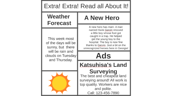 Extra! Extra! Read all About It! by Emma Cross on Prezi