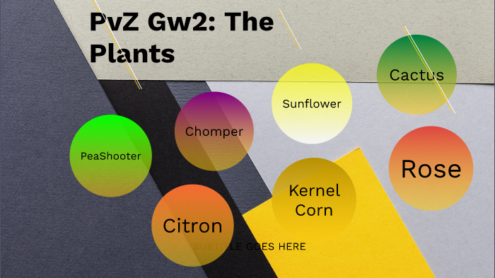 PvZ Gw2: The Plants by UioBibbiJJ JJ on Prezi