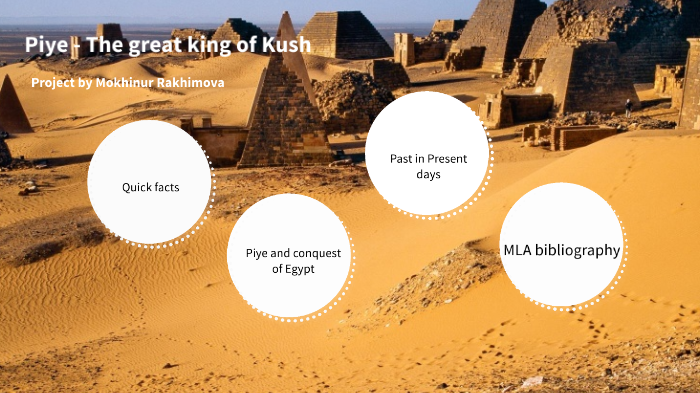 Piye - The great king of Kush by Mokhinur Rakhimova on Prezi