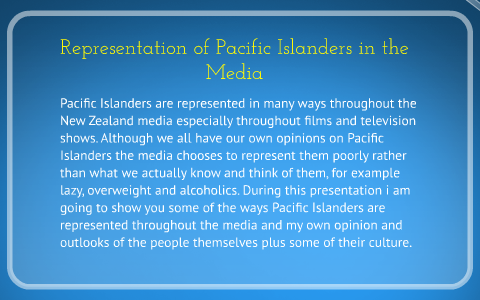 How Pacific Islanders are Represented in the Media by jess greeningq on ...