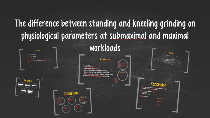 The difference between standing and kneeling grinding on phy by ...