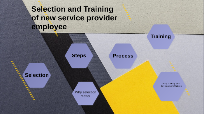 selection and training of service provider by waseem saddique on Prezi