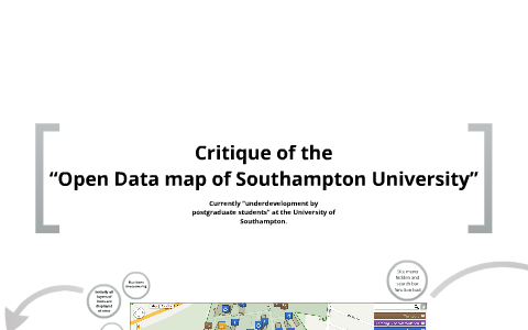 A Critique of the “Open Data map of Southampton University” by Joshua ...