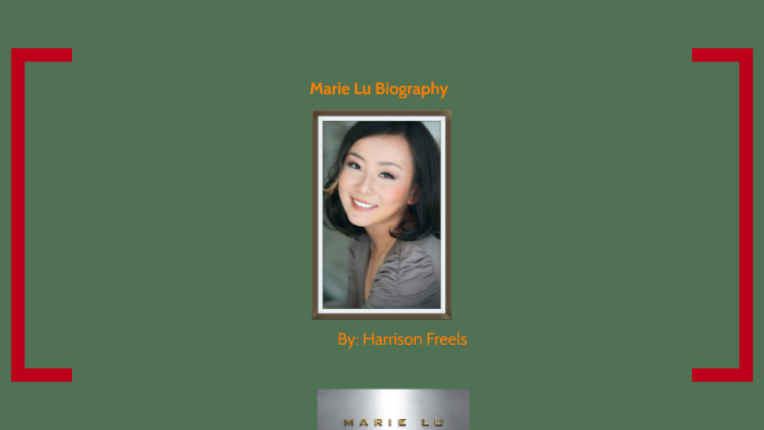Marie Lu Biography by Harrison Freels on Prezi