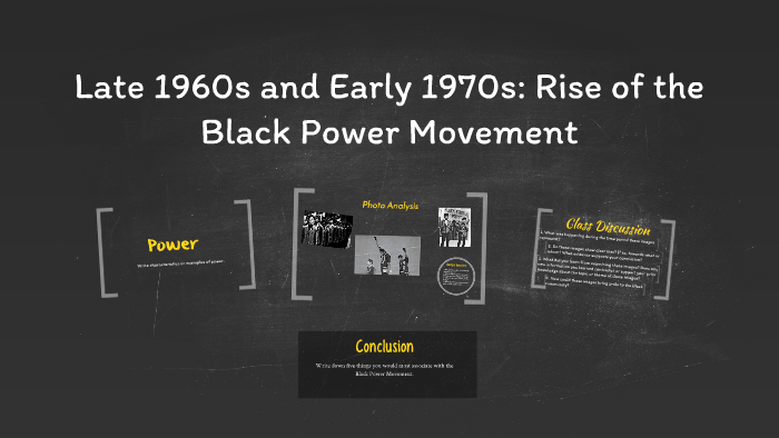 Late 1960s and Early 1970s: Rise of the Black Power Movement by Dan ...