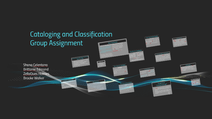Cataloging and Classification by on Prezi