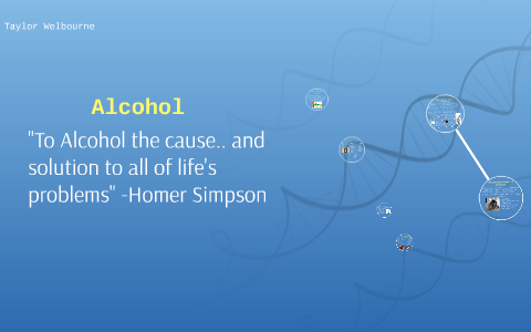 "To Alcohol the cause.. and solution to all of life's proble by Taylor ...