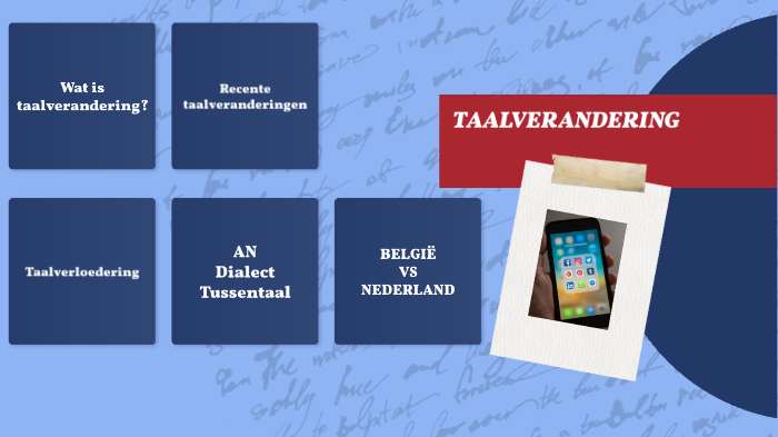 TAALVERANDERING by Julie Van Laere on Prezi