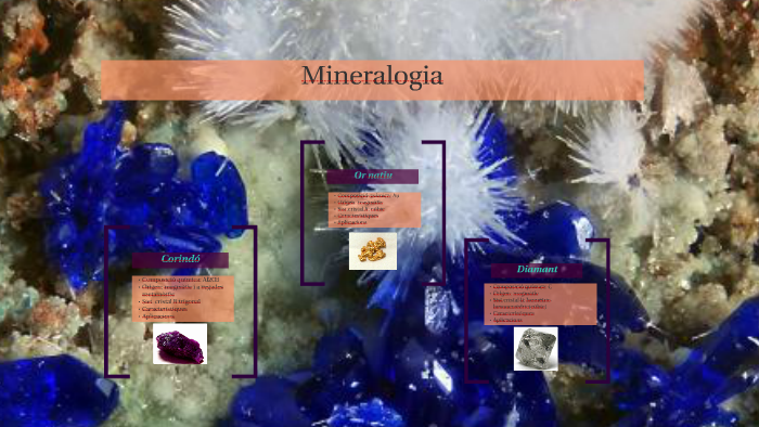 Minerals: (corindó, or natiu i diamant) by on Prezi