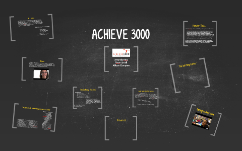 ACHIEVE 3000 by on Prezi