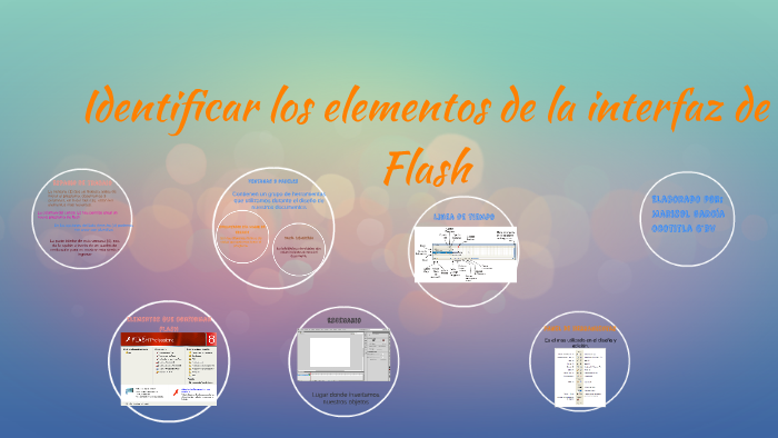 Identificar los elementos de la interfaz de Flash by Marisol García Ocotitla on Prezi