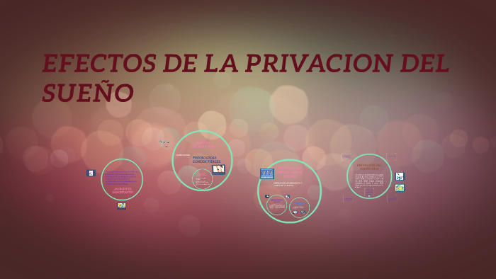 EFECTOS DE LA PRIVACION DEL SUEÑO by Glory diaz mejia on Prezi