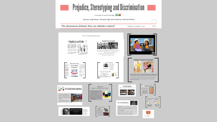 Prejudice, Stereotyping and Discrimination by María More on Prezi
