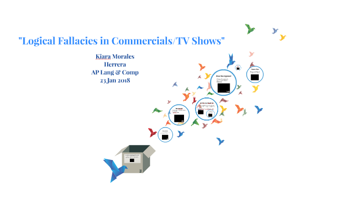 "Logical Fallacies in Commercials/TV Shows" by Kiara Morales on Prezi