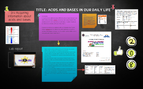 Acids and bases in our daily life by Andrea Almaguer on Prezi