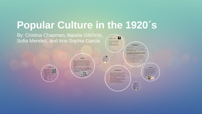 Popular Culture in the 1920´s by Ana Sophia García Sanchez on Prezi