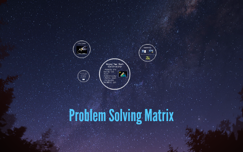 Problem Solving Matrix by Courtney Tudryn on Prezi