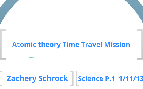Atomic Theory Time Travel Mission by zach schrock