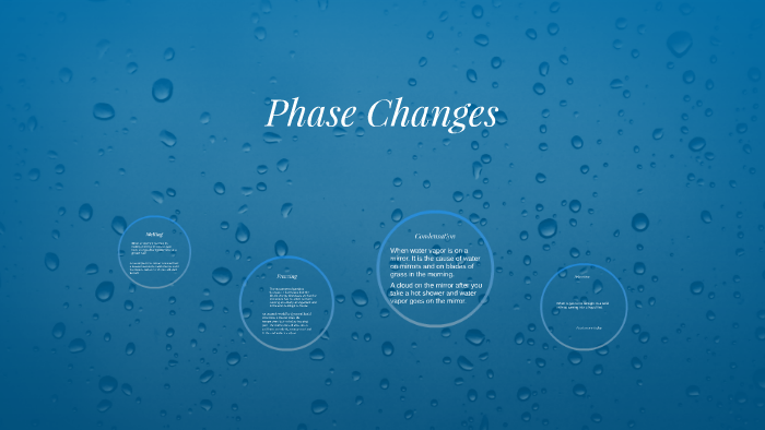 Phase Changes by Nate Ruhl on Prezi
