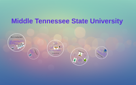 Middle Tennessee State University by Michaela St.Clair