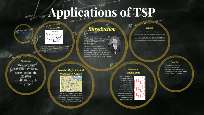 Applications of TSP by on Prezi